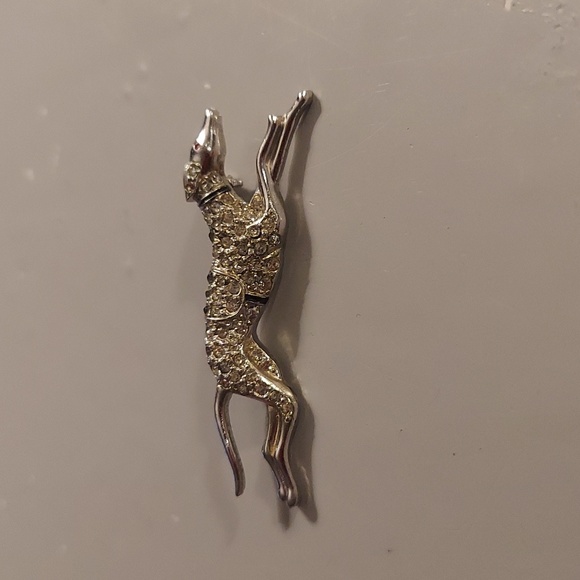 Vintage | Jewelry | Vintage Silver Greyhound Brooch | Poshmark
